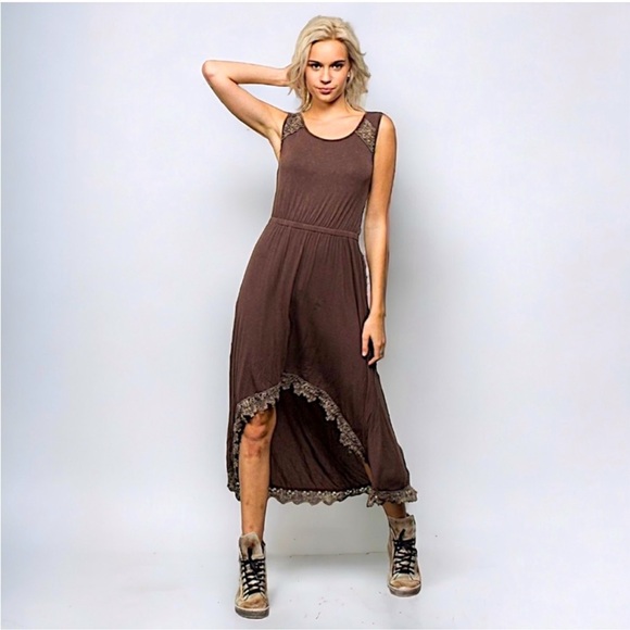 POL | Dresses | Nwot Pol Lattice Back Midi Dress | Poshmark